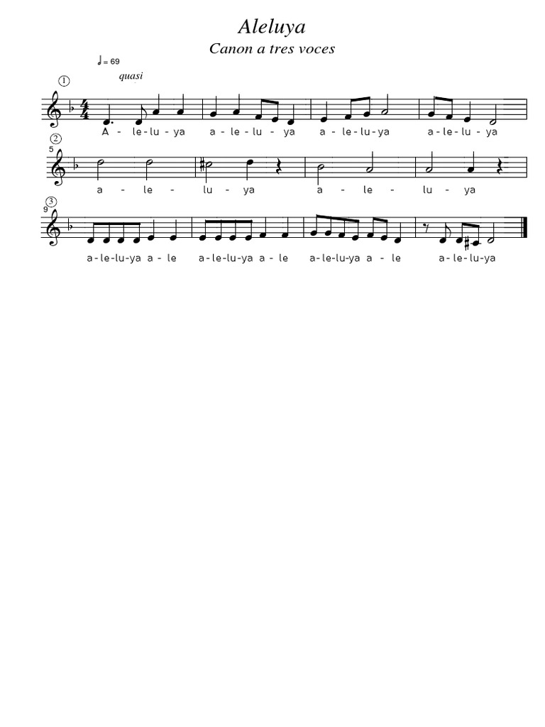 Aleluya | PDF