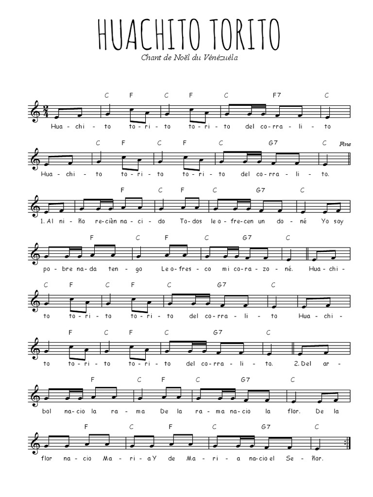 Traditionnel - Huachito Torito | PDF