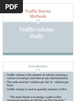 Traffic Volume Count Survey | PDF | Traffic | Road Transport