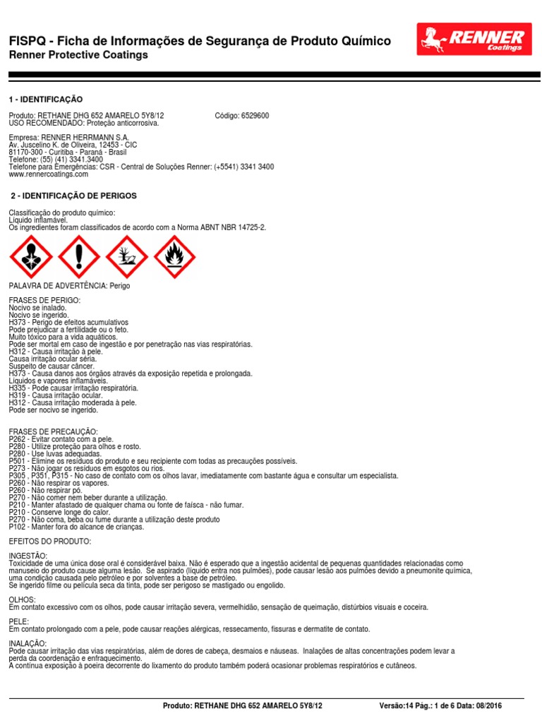 Revisada Norma Abnt | PDF | Combustão | Embalagem e rotulagem