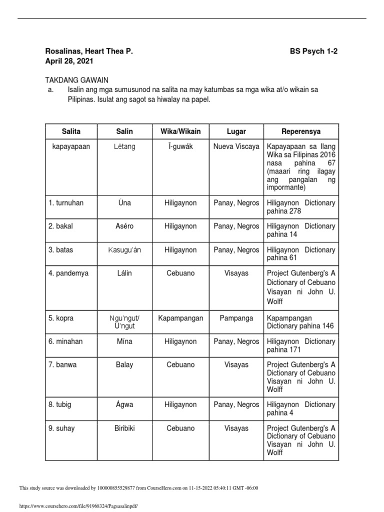 Pagsasalin.pdf | PDF