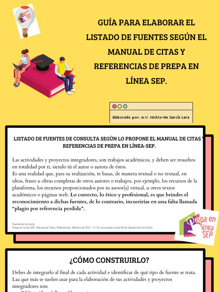 Guía para Elaborar El Listado de Fuentes Según El Manual de Citas y ...
