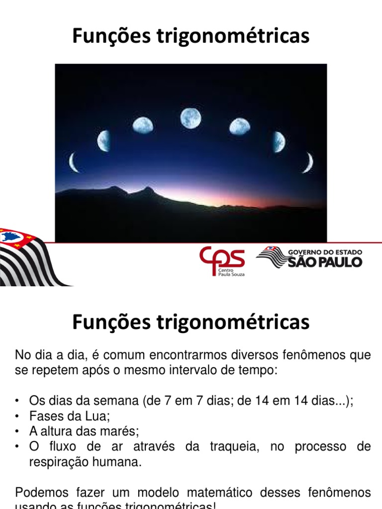 Funções Trigonométricas | PDF | Função (Matemática) | Funções ...