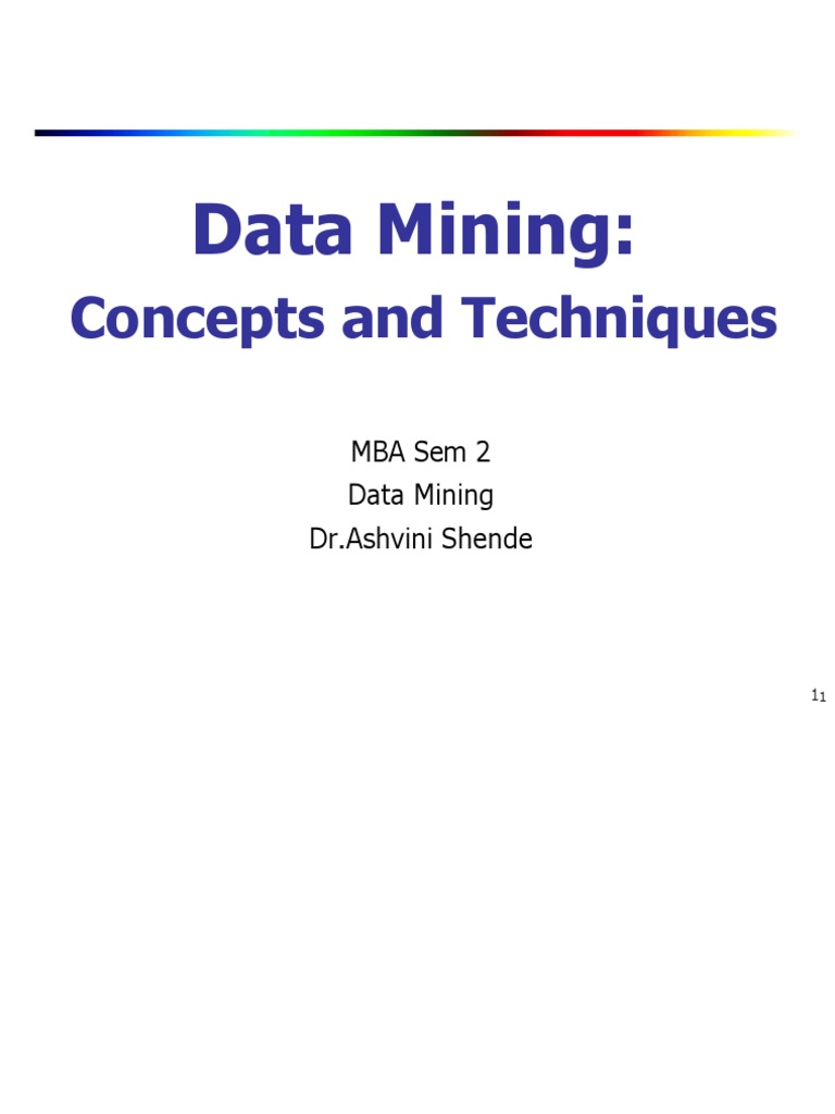 Ch1 Data Mining New | PDF | Business Intelligence | Data Mining
