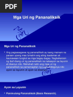 RESEARCH - PAGBASA AT PAGSUSURI (Chapter 1) | PDF