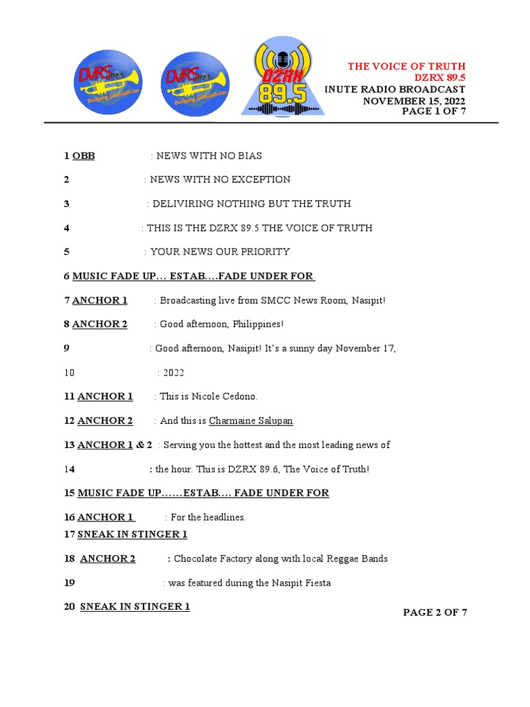 Nasipit Fiesta News Highlights | PDF