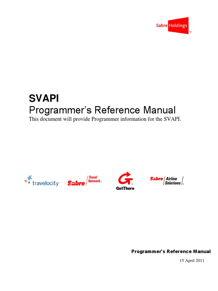SVAPIProgrammers Guide | PDF | Menu (Computing) | Macro (Computer Science)