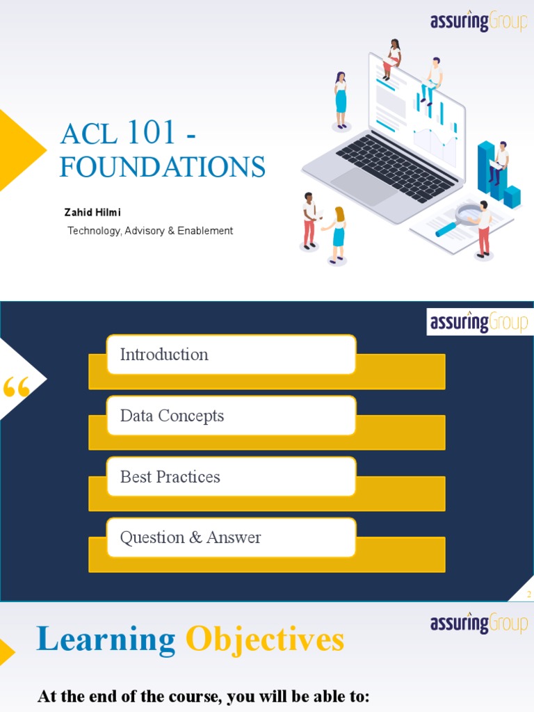 ACL101 Foundations 21-10-2022 - Trainer's | PDF | Data Analysis | Databases