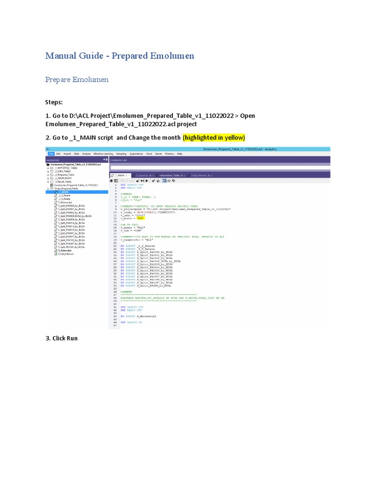 Manual Guide Prepare Emolumen | PDF | Computers