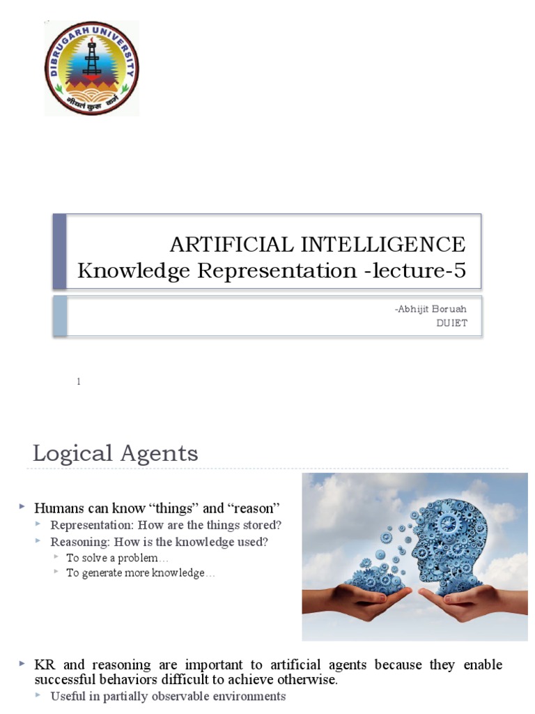 Artificial Intelligence Knowledge Representation - Lecture-5: - Abhijit Boruah Duiet | PDF ...