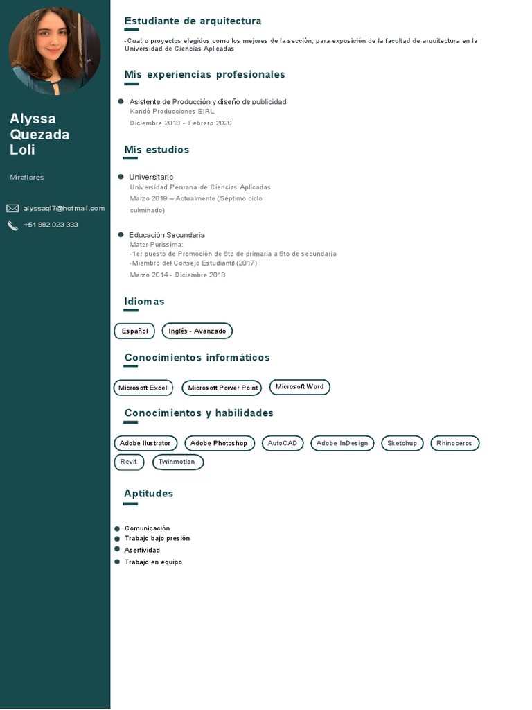 Alyssa Quezada Loli CV | PDF
