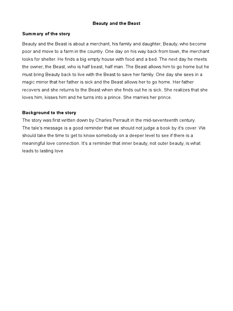 Beauty and The Beast | PDF