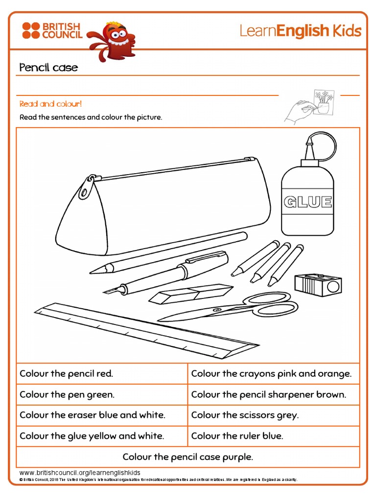 Colouring Pencil Case | PDF