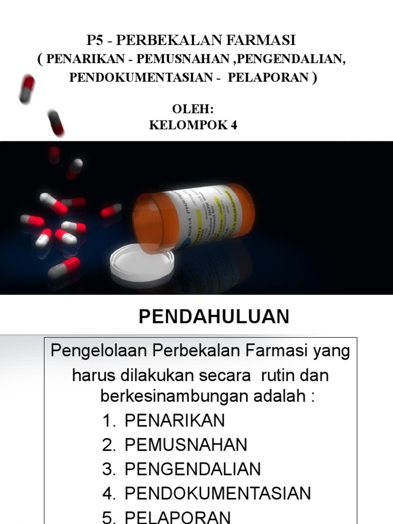 P5. Perbekalan Farmasi | PDF | Kesehatan Holistik | Sains & Matematika