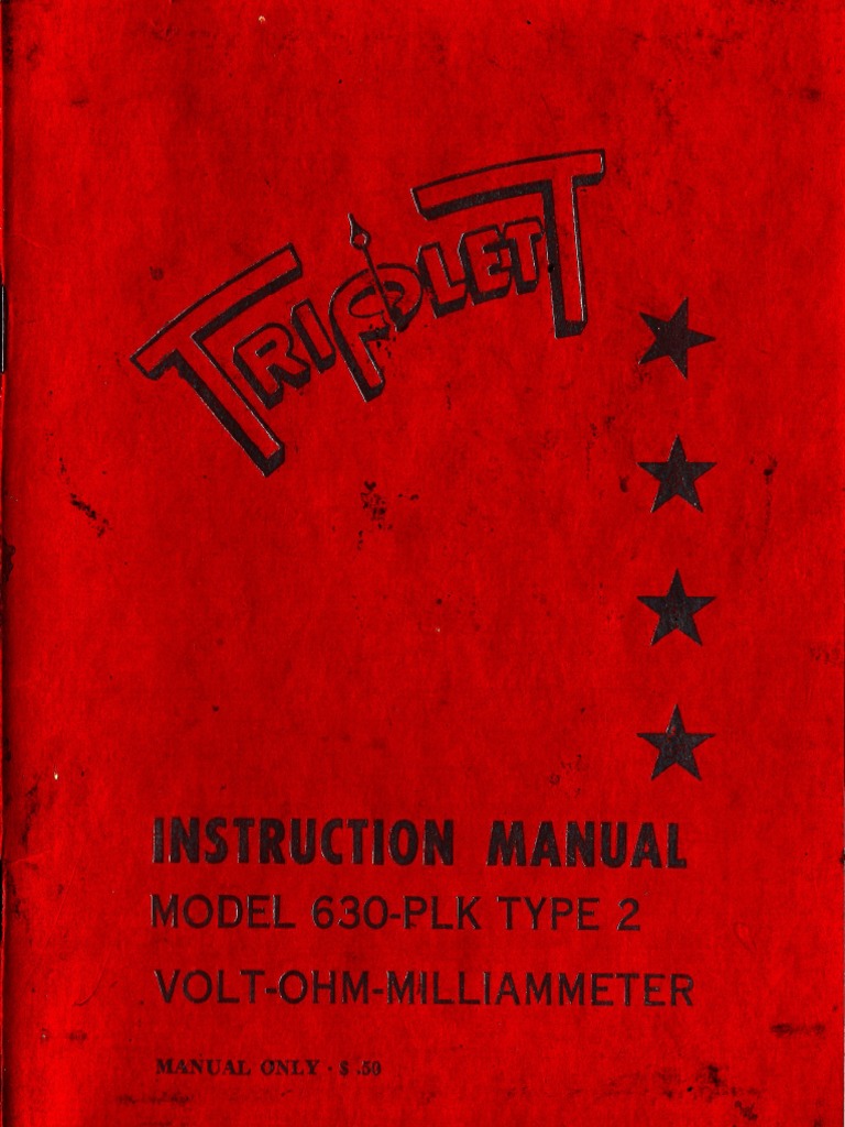 Triplett 630-PLK Type 2 | PDF