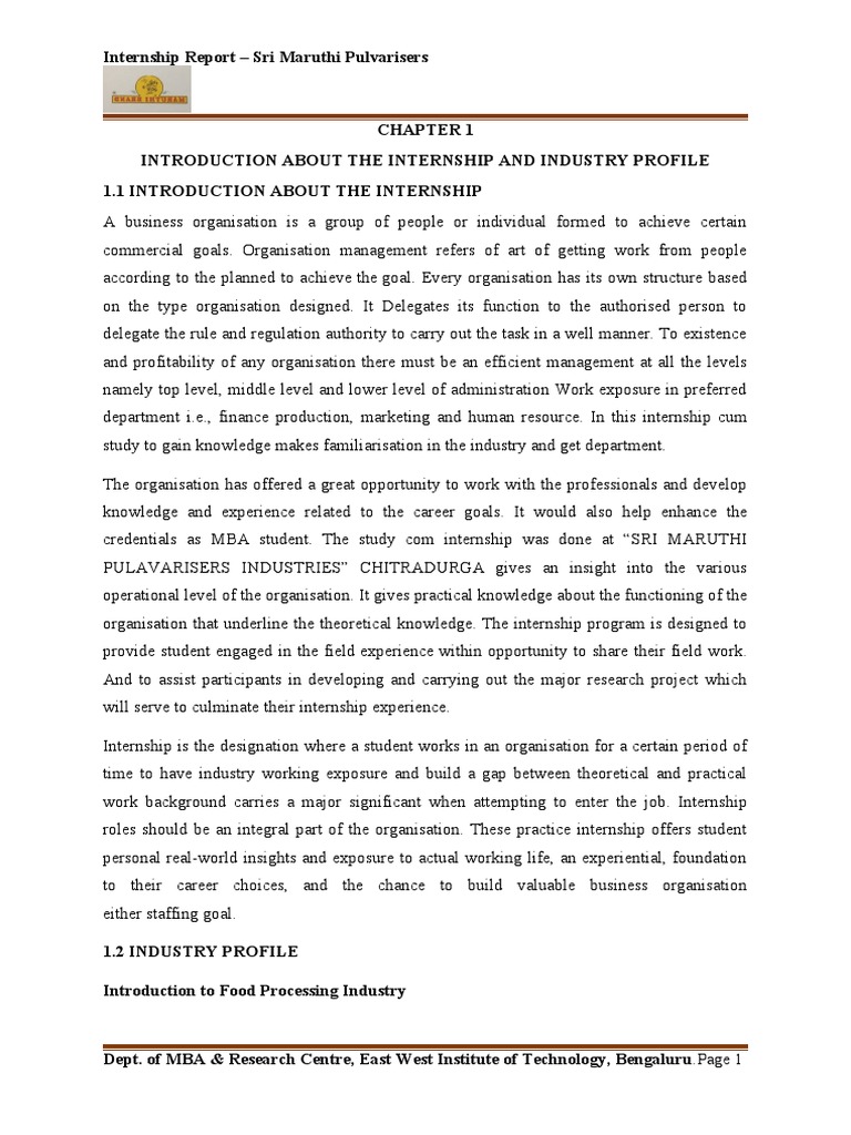 Ram Internship Report1 | PDF | Income Statement | Swot Analysis