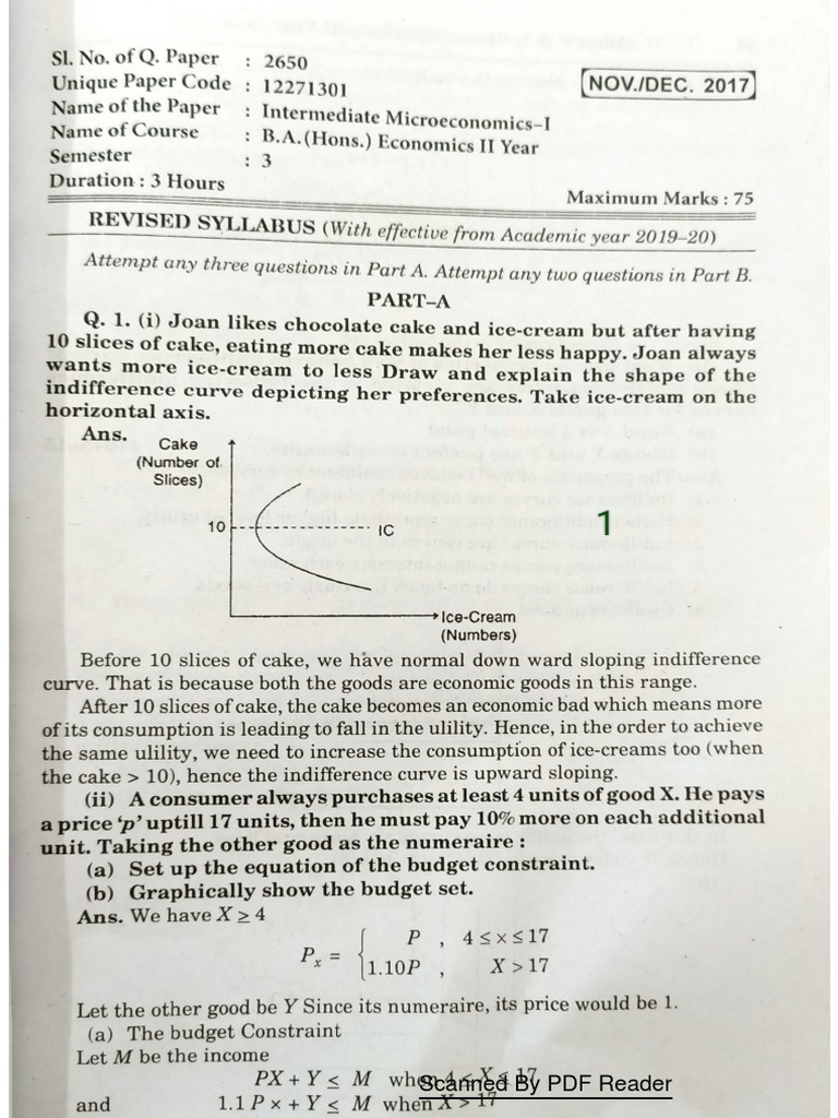 2017 Micro Sem 3 | PDF | Career & Growth | Business