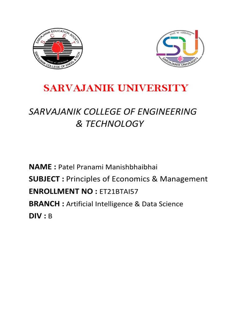 Sarvajanik University: Sarvajanik College of Engineering & Technology ...