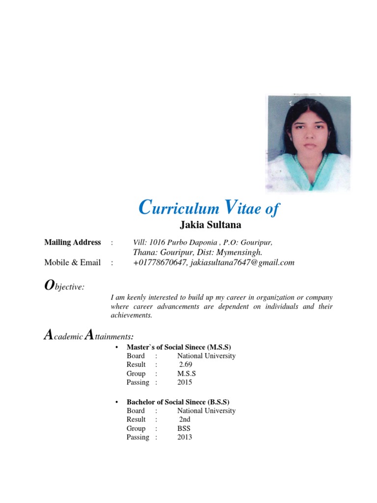 Jakia Sultana Converted | PDF