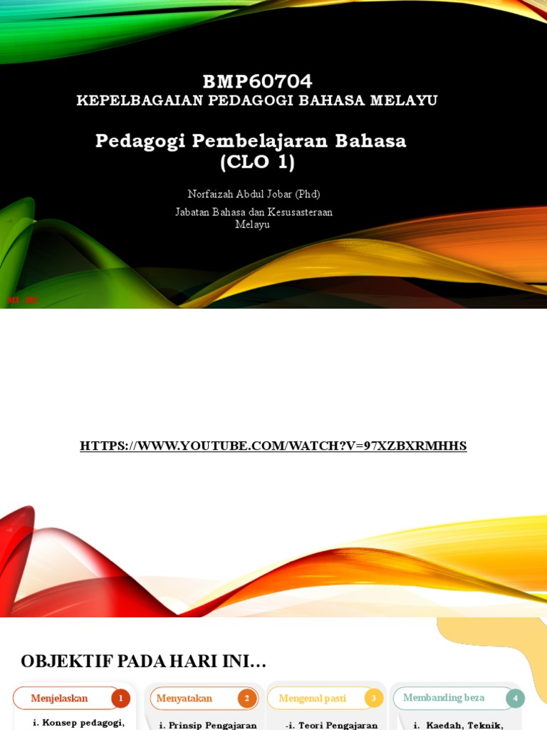 01 Kuliah m1-m2 - Clo 1 | PDF