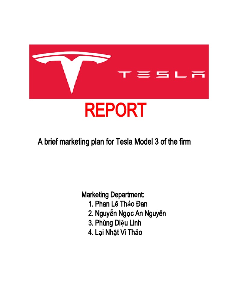 Report Tesla | PDF | Manufactured Goods | Wheeled Vehicles