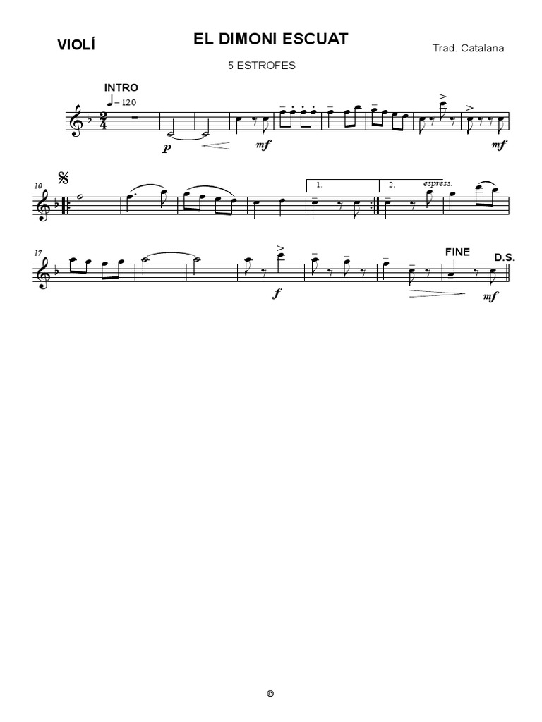 El Dimoni Escuat VIOLÍ | PDF
