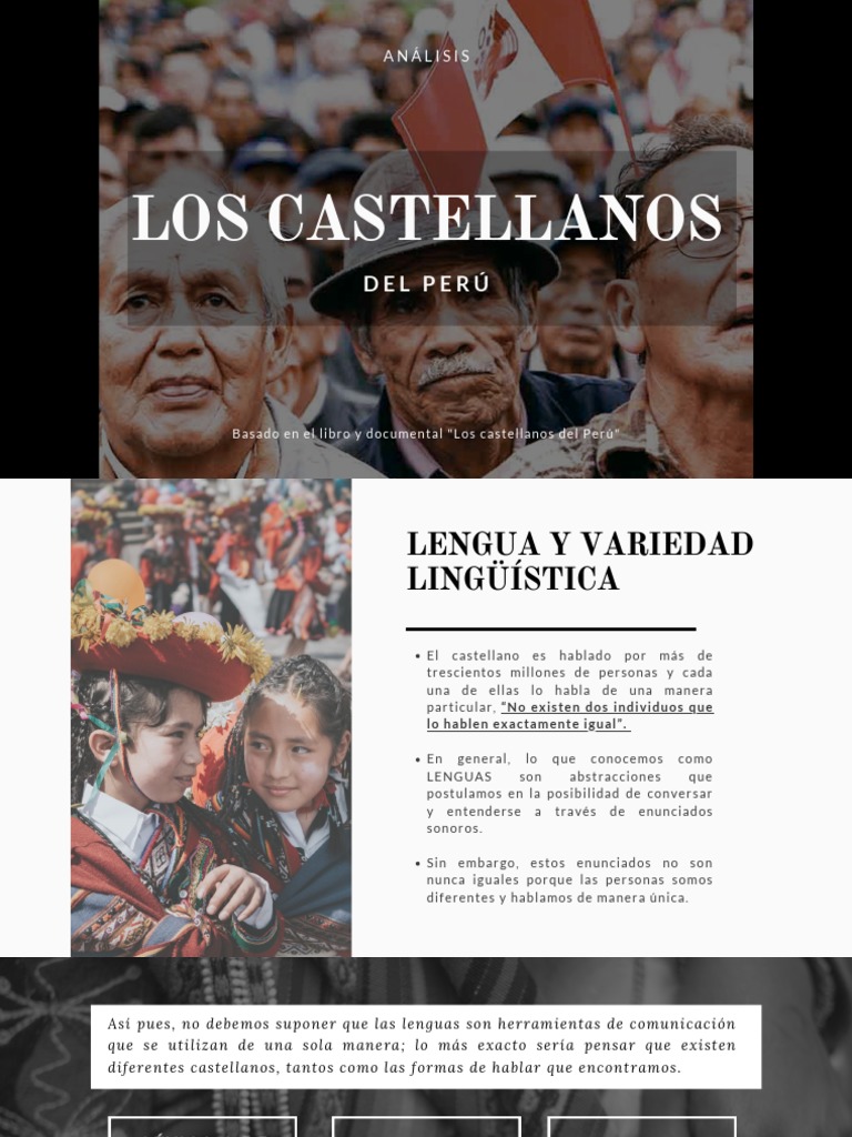 Los Castellanos Del Perú | PDF | Lengua española | Lingüística