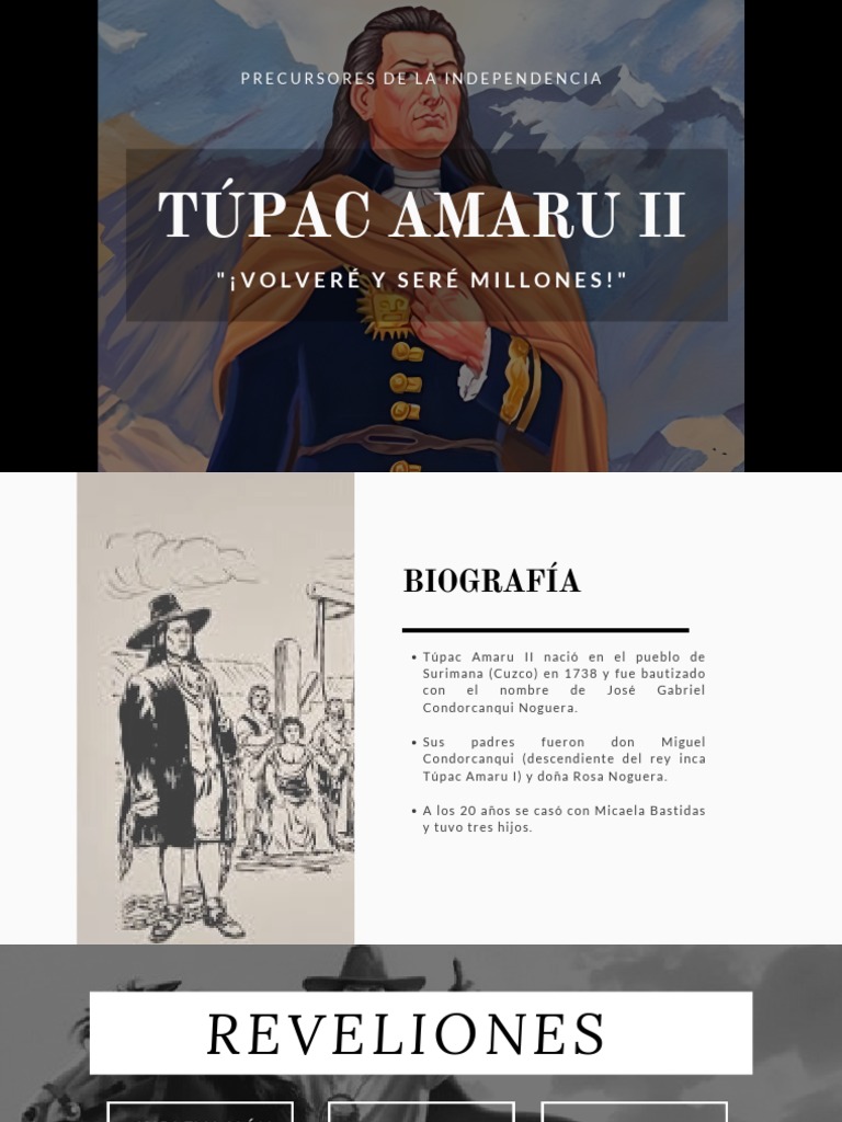 Túpac Amaru II - Exposición | PDF