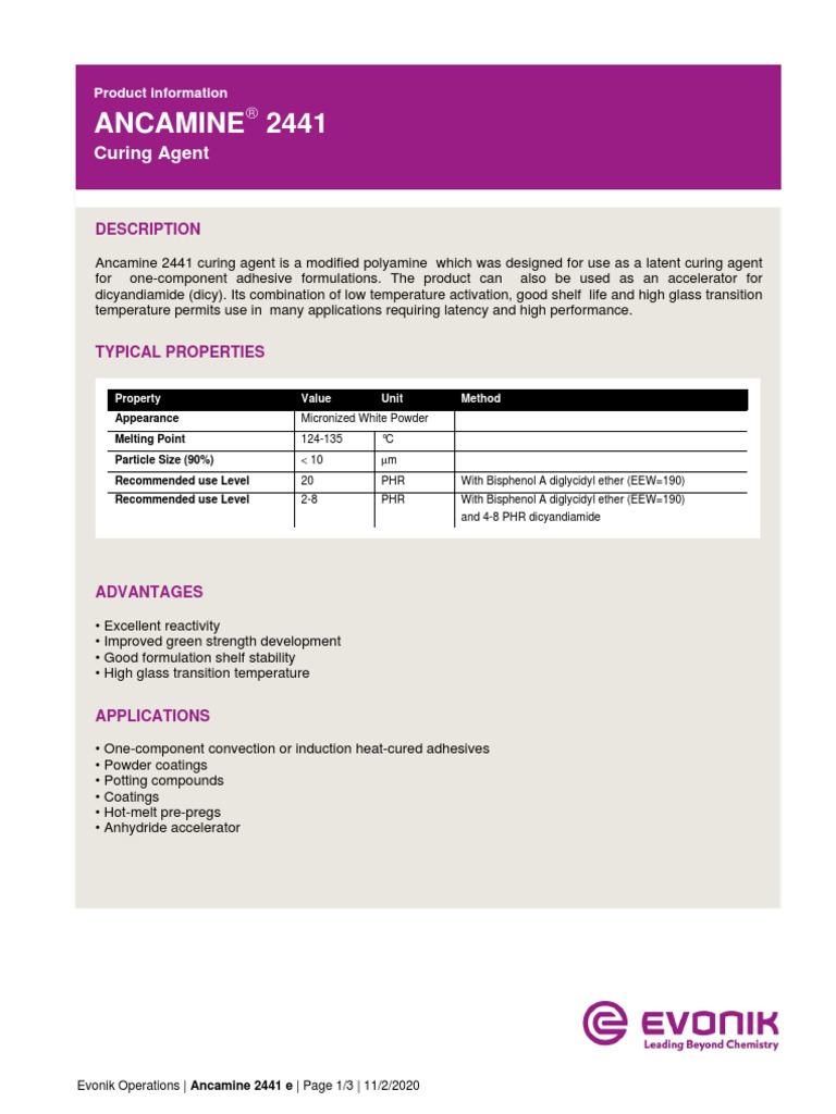 Amine Tds | PDF | Materials | Chemistry