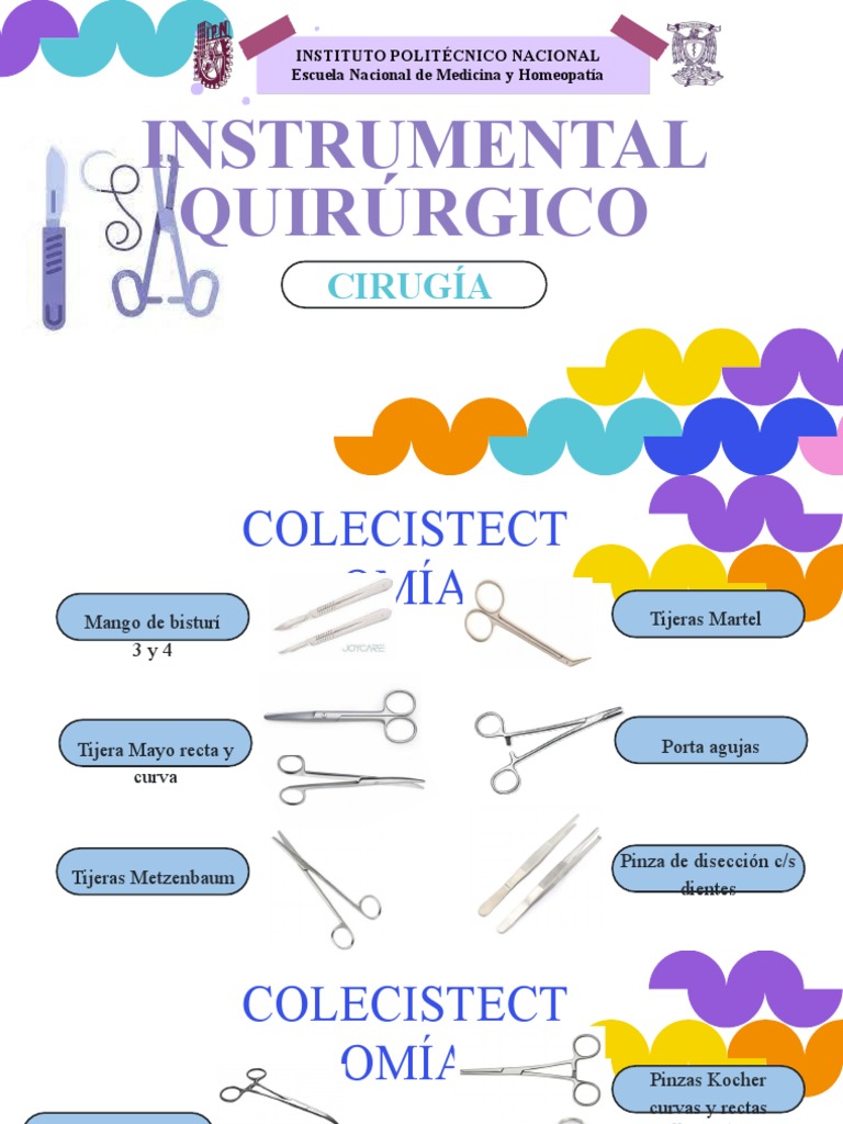 Instrumental Quirurgico | Descargar gratis PDF | Medicina CLINICA | Cirugía