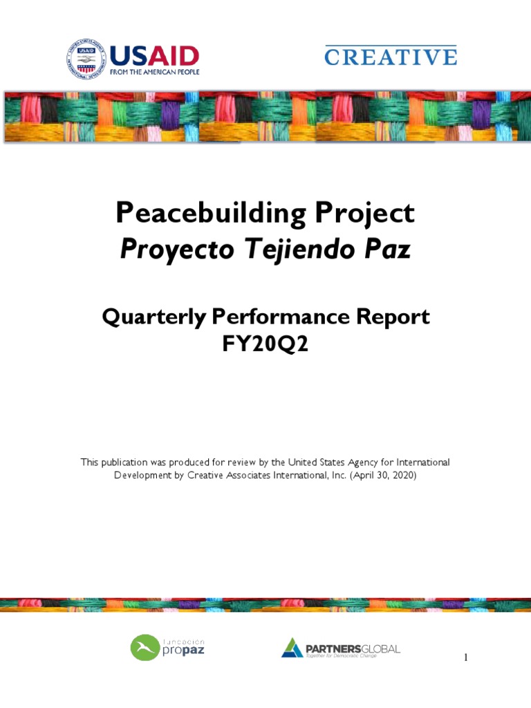Peacebuilding Project Proposal | PDF | Peacebuilding | Violence