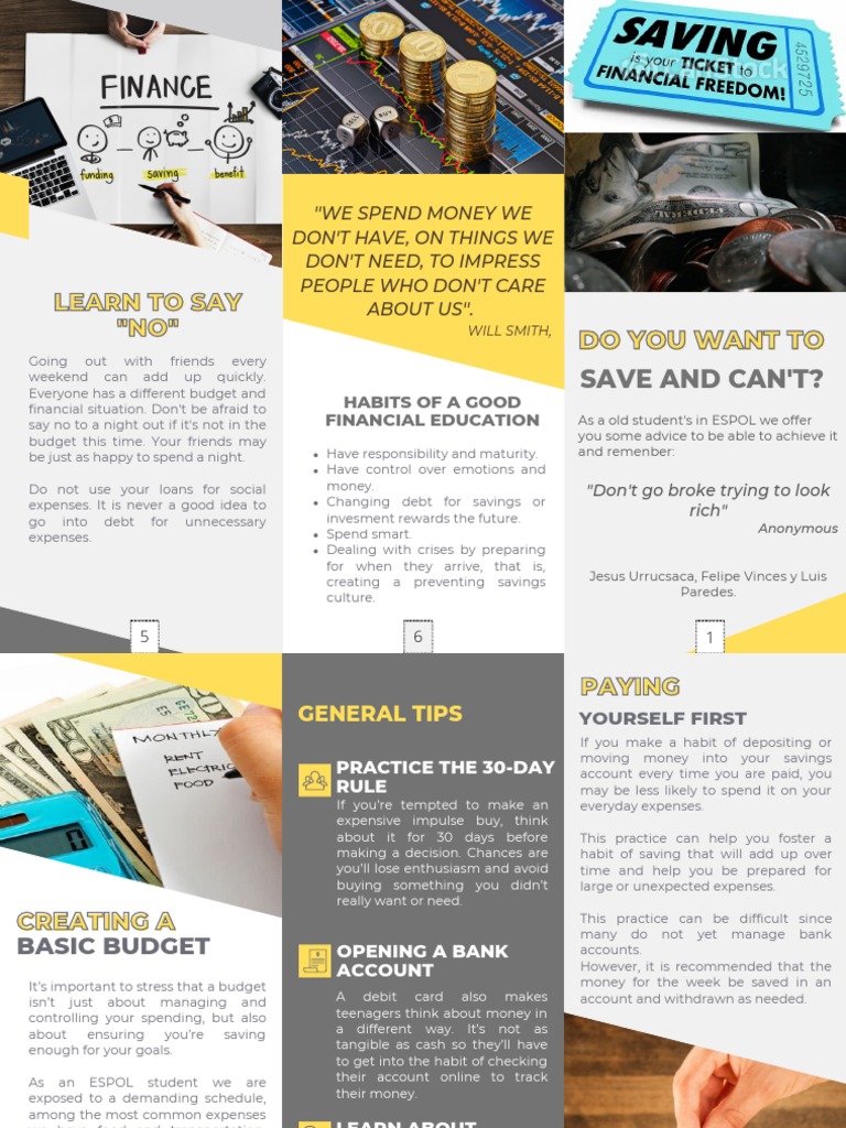 Financial Brochure | PDF | Money | Banks