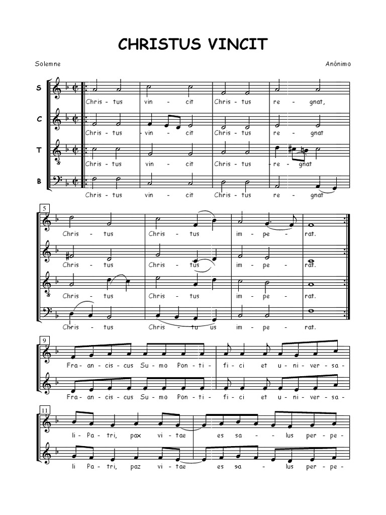 Christus Vincit Franciscus | PDF