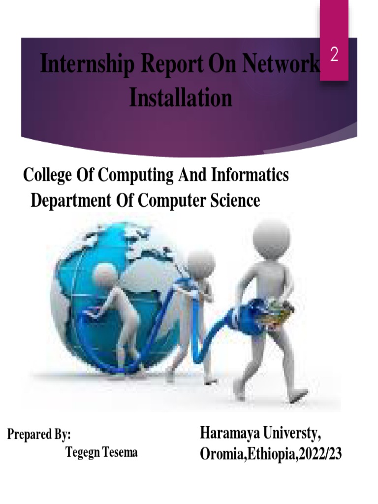 Internship Report On Network Installation12345 | PDF | Computer Network | Information Technology