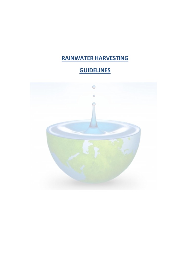 Module 3-3 1 RWH Guidelines | PDF | Technology & Engineering