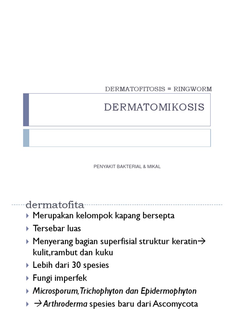 Panduan Lengkap Dermatofitosis dan Ringworm | PDF