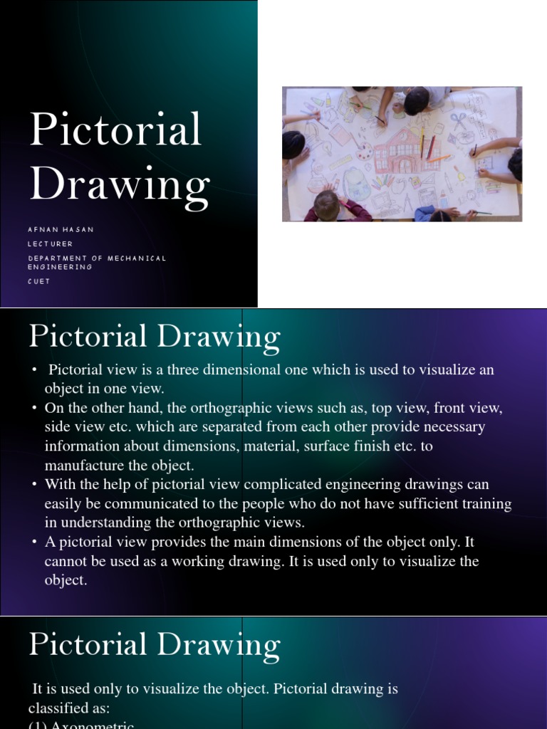 Pictorial Drawing | PDF | Euclidean Geometry | Visual Journalism