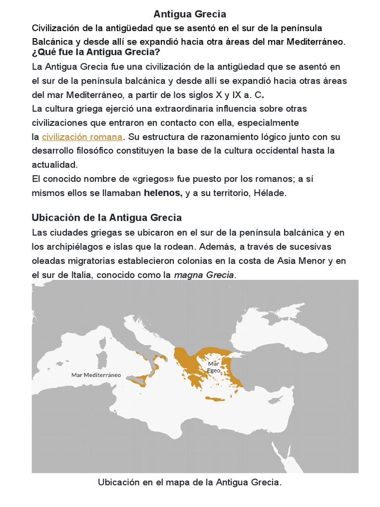 Antigua Grecia | PDF | Antigua Grecia | Grecia