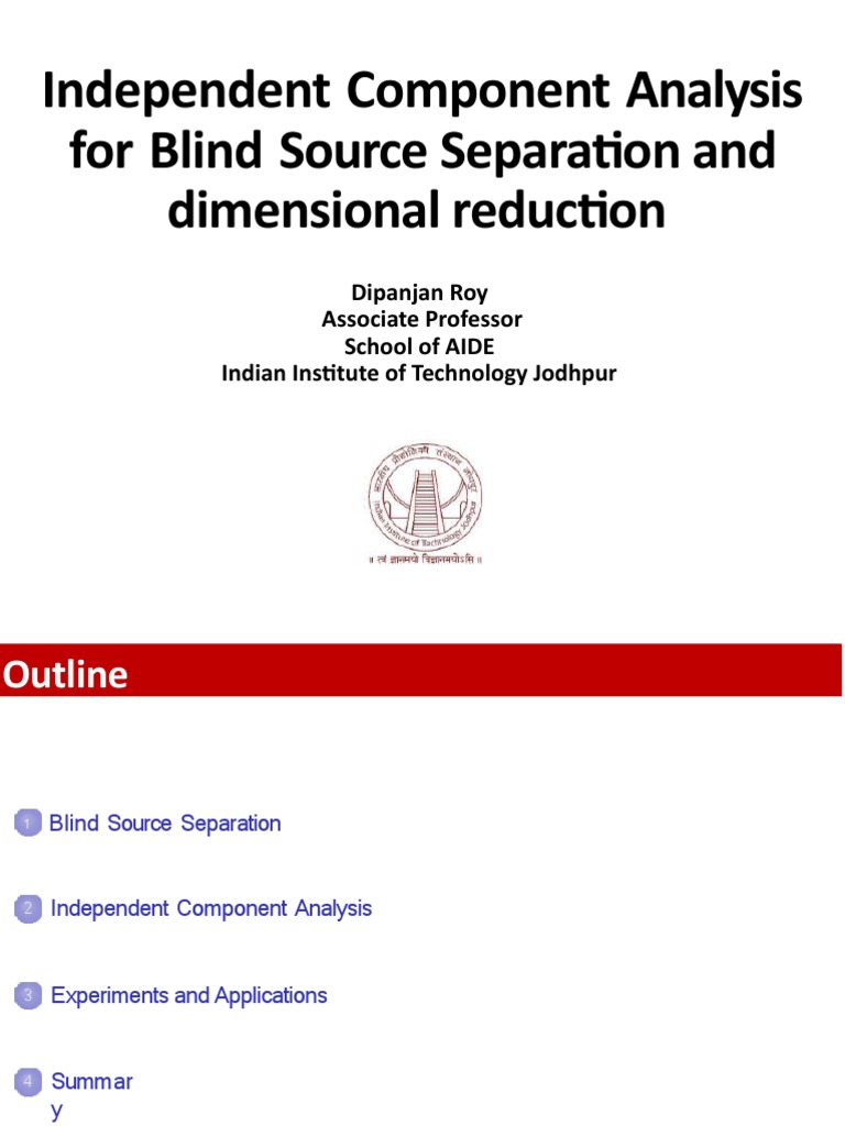 ICA Dim Red | PDF | Principal Component Analysis | Electroencephalography