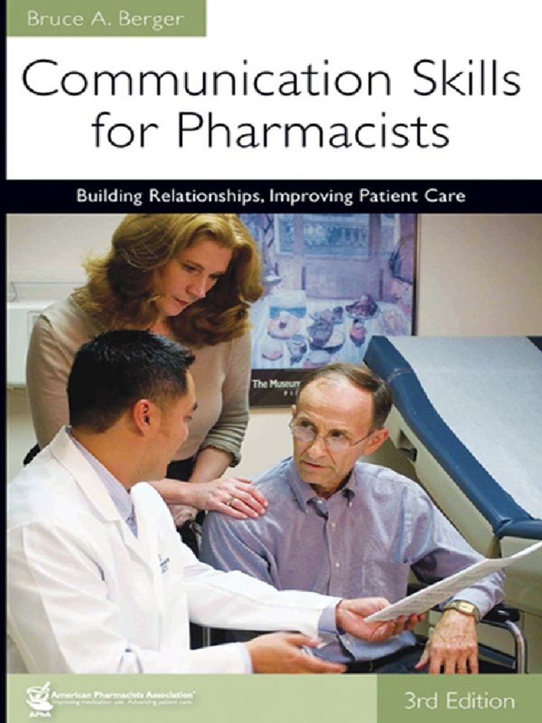 Communication Skills For Pharmacist 3 RD Edition | PDF | Pharmacy ...