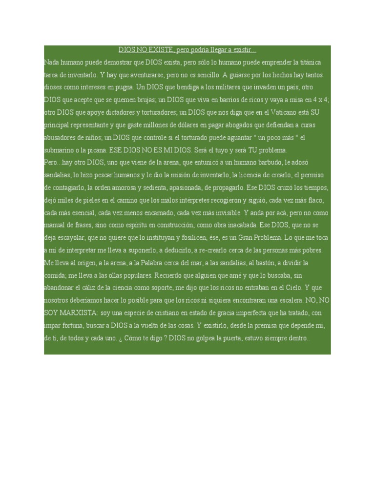 Dios No Existe Pdf