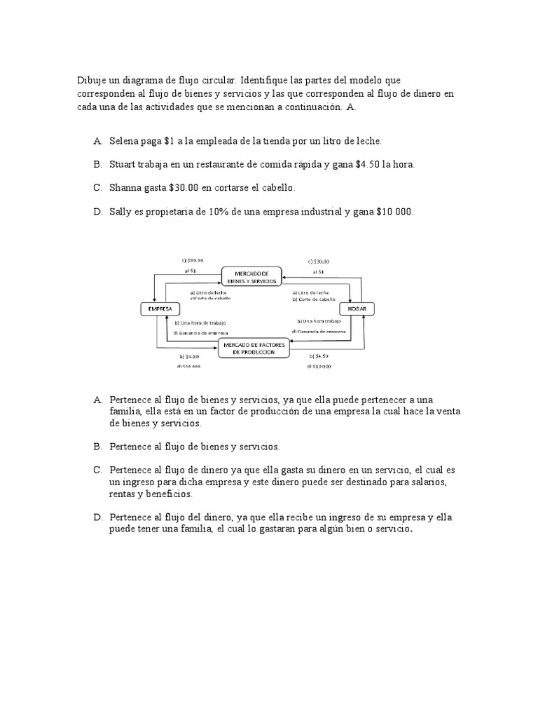 Dibuje Un Diagrama de Flujo Circular | PDF