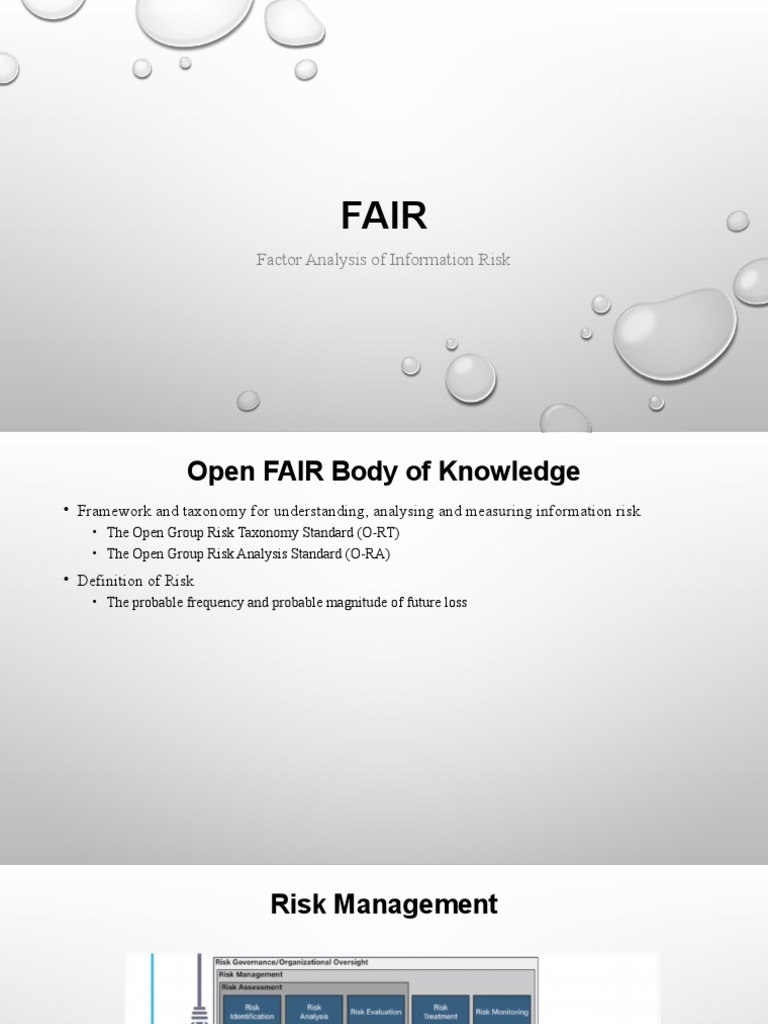 07d. FAIR Risk Assessment | PDF | Risk | Risk Management