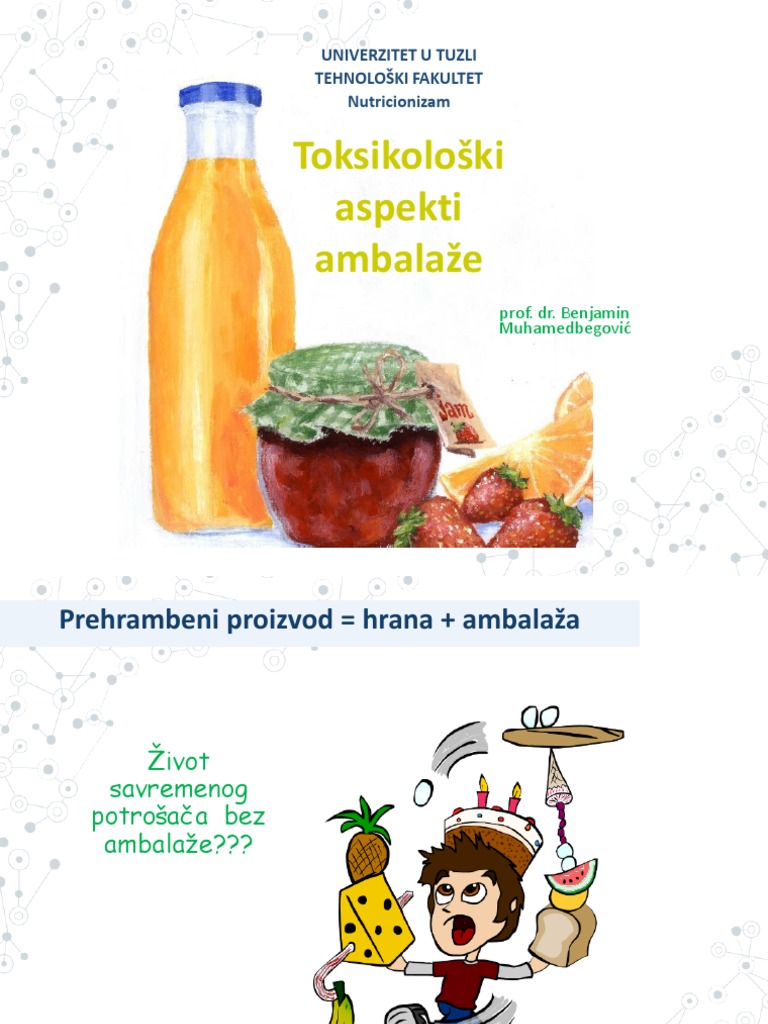 Toksikološki Aspekti Ambalaže - Migrirajuće Grupe Iz Ambalaža OK | PDF