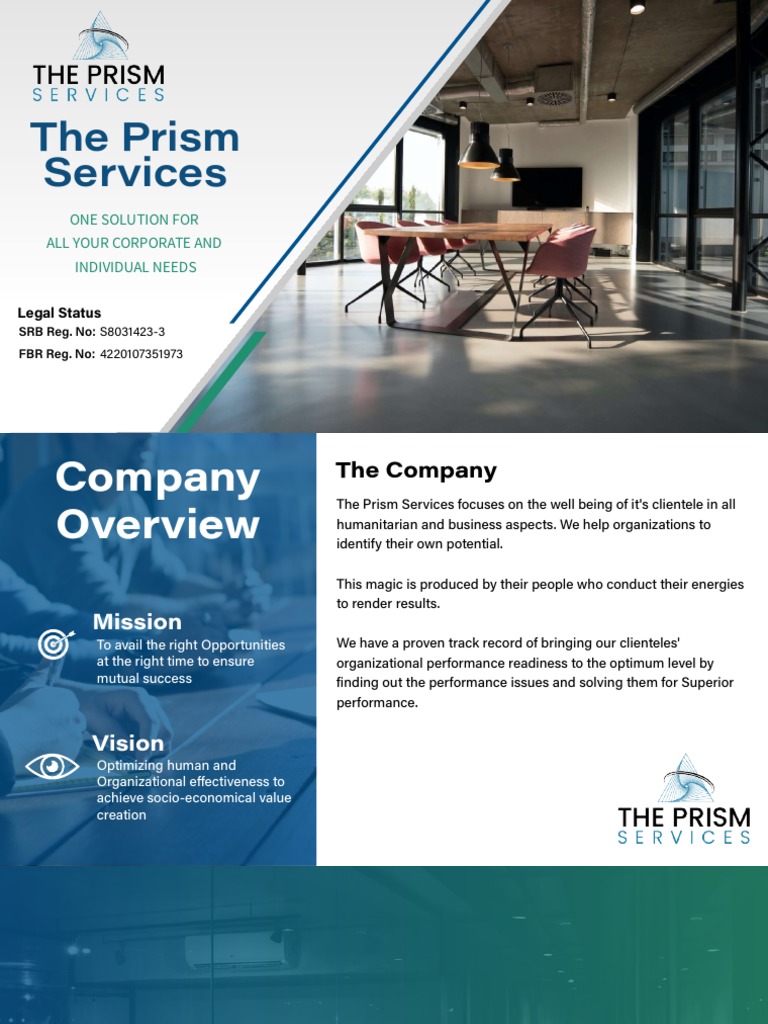HR Profile - The Prism Services | PDF