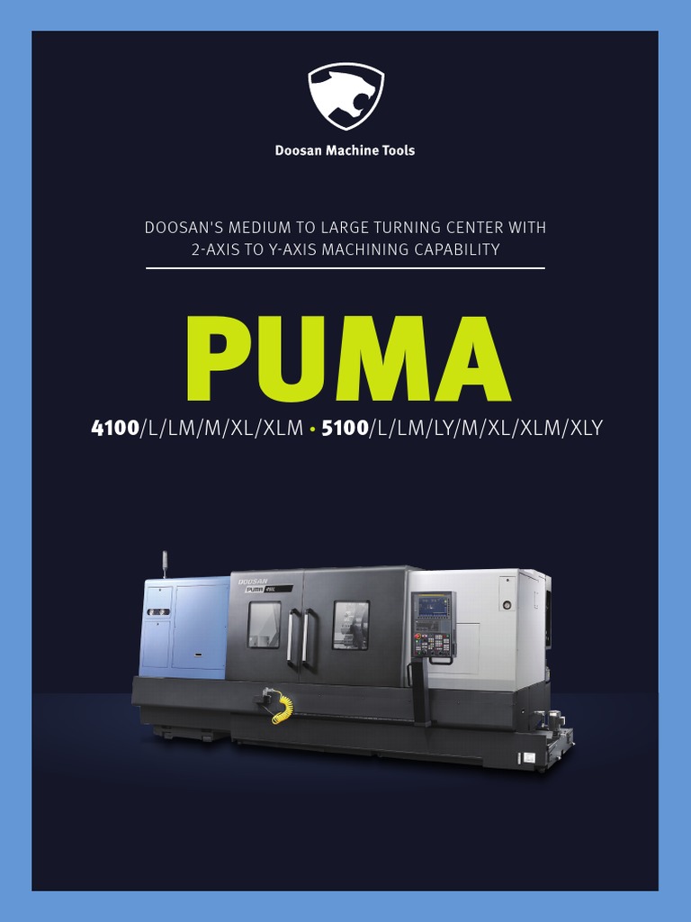 Puma 4100 5100 Open | PDF | Machining | Computer Keyboard