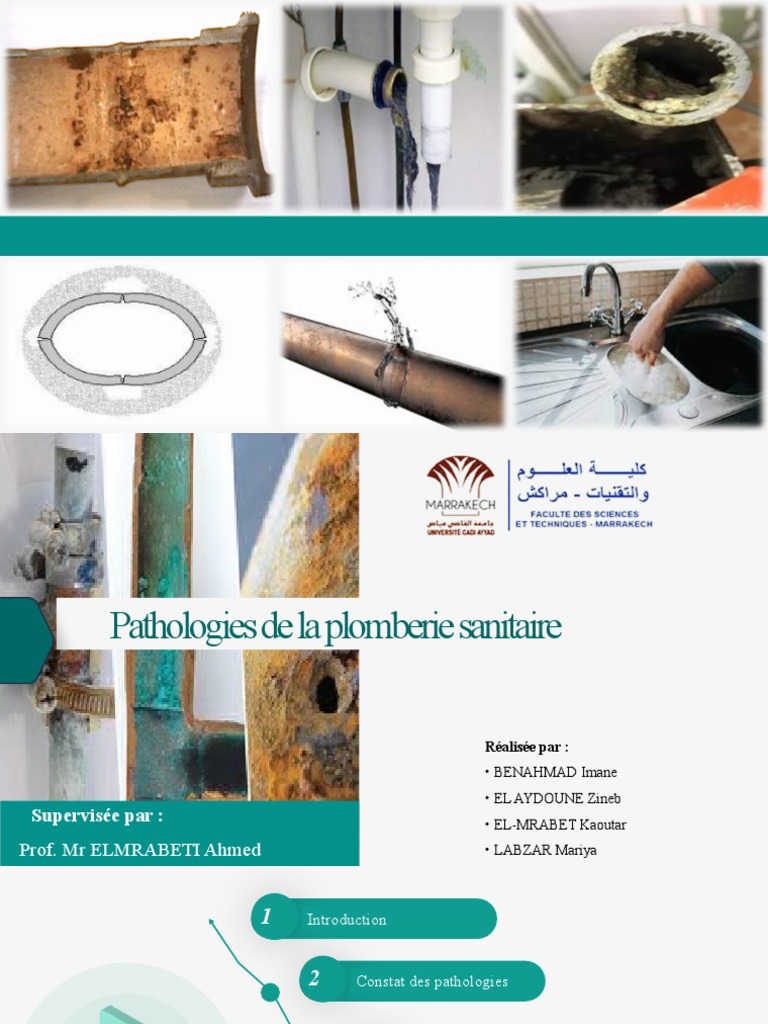 Présentation Plomberie Finaaal Pdf Tuyau Eaux Usées