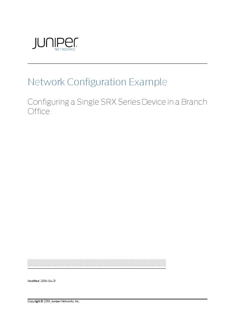 Chassis Cluster Single SRX Configuring | PDF | Computer Network | Virtual Private Network