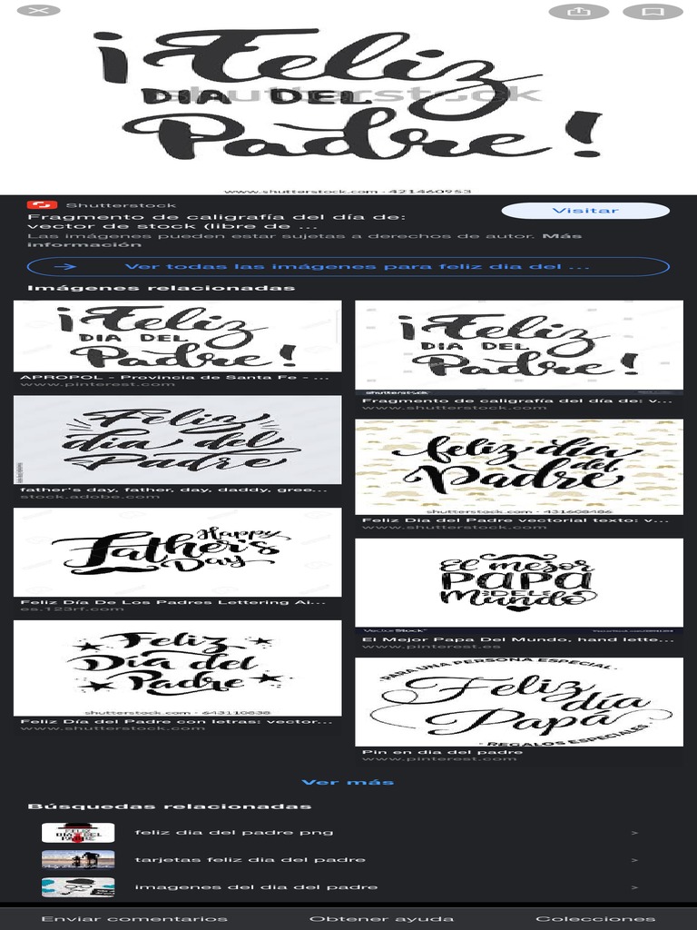 Feliz Dia Del Padre Lettering - Buscar Con Google | PDF