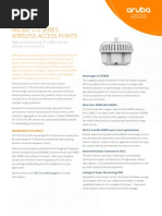 Aruba AP-615 Wi-Fi 6E Datasheet | PDF | Ieee 802.11 | Wi Fi